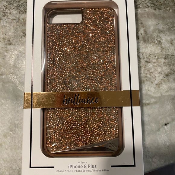 case-mate | Accessories | Rose Gold Iphone 8 Plus Brilliance Case ...